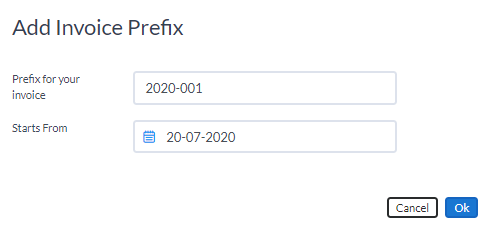 Invoice prefix - Documentation - Jaze ISP Manager